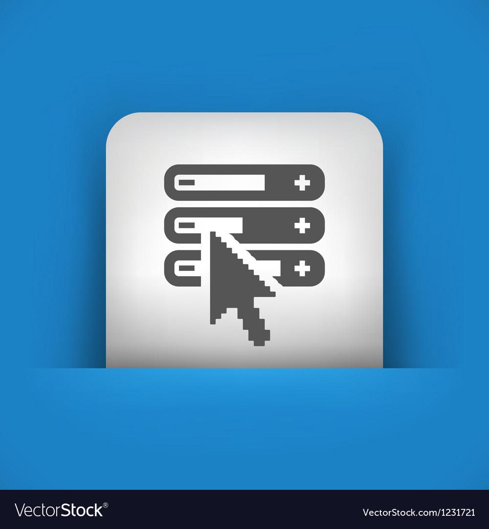 Single icon Royalty Free Vector Image - VectorStock