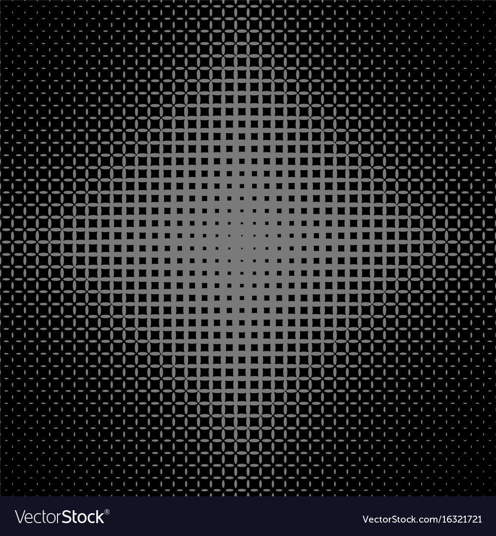 Symmetrical halftone ellipse pattern background Vector Image