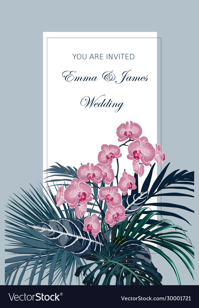 Wedding invitation Royalty Free Vector Image - VectorStock