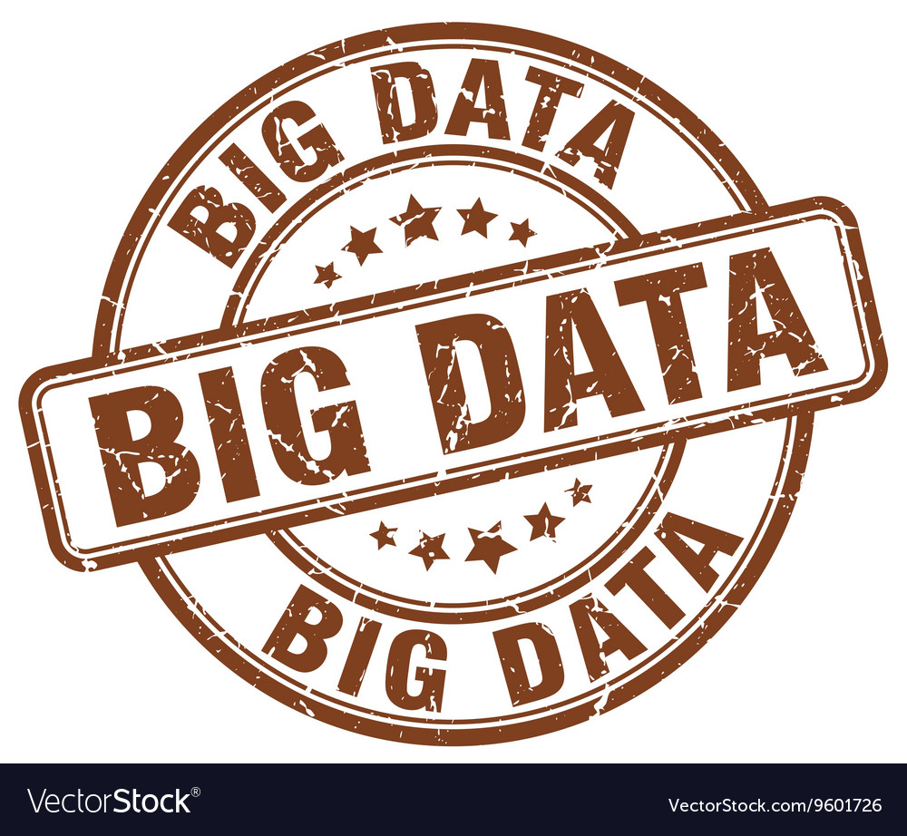 Big data stamp Royalty Free Vector Image - VectorStock