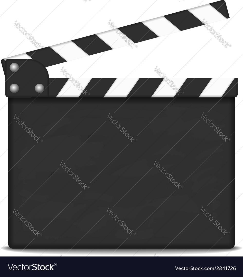 Clapper board Royalty Free Vector Image - VectorStock