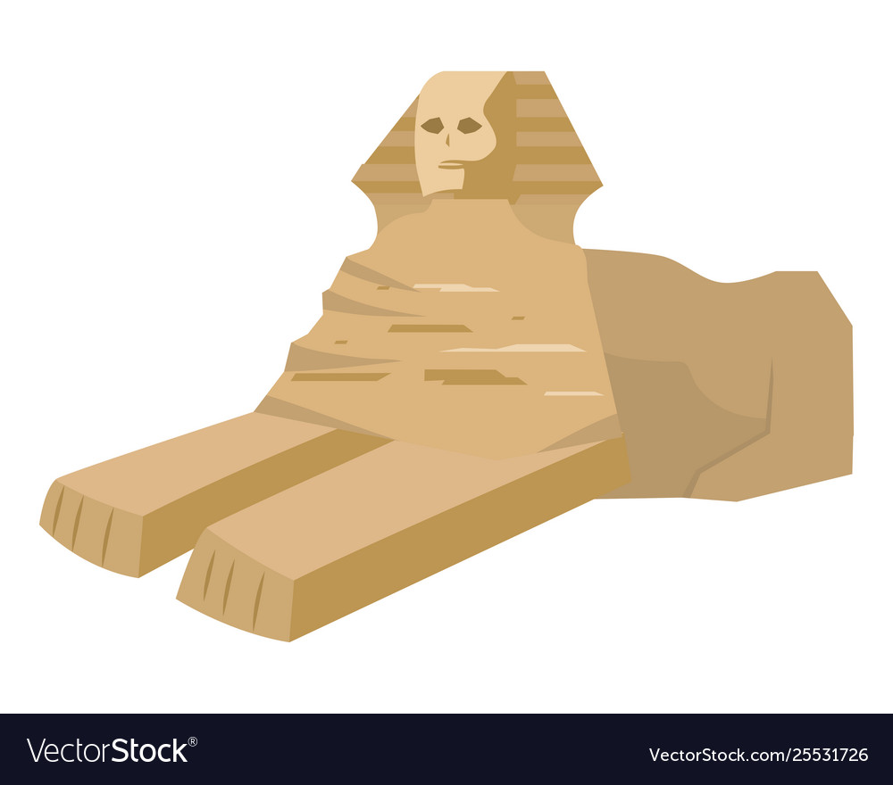 Sphinx giza Royalty Free Vector Image - VectorStock