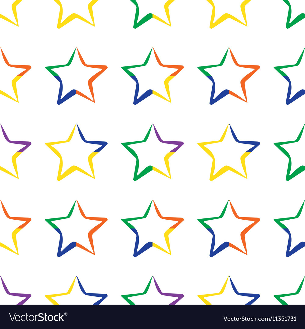 Abstract star pattern Royalty Free Vector Image