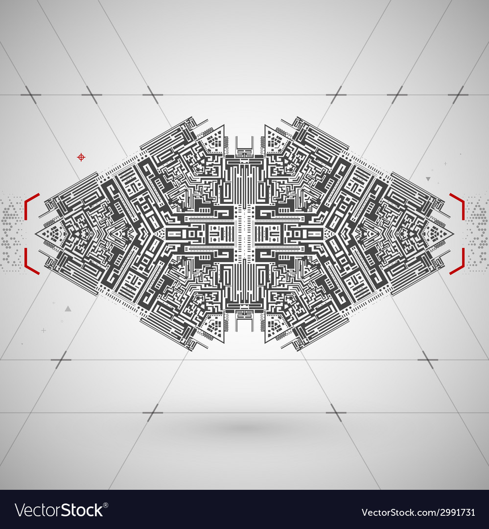 Abstract technology background Royalty Free Vector Image