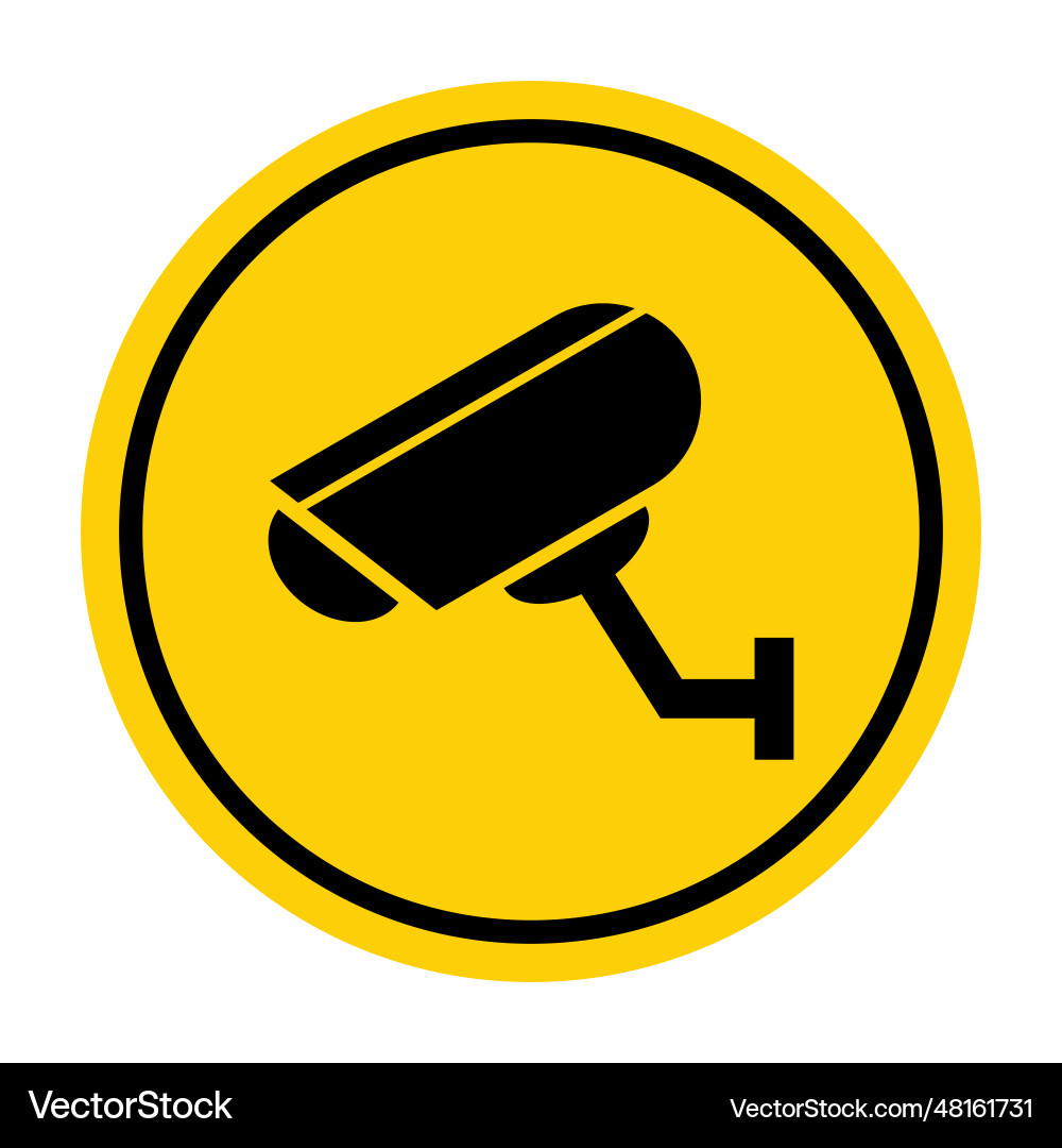 Closed circuit television camera icon cctv video Vector Image