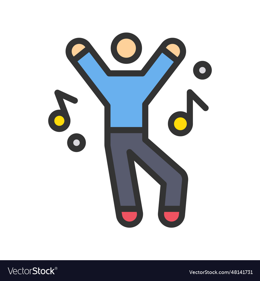 Dance icon image Royalty Free Vector Image - VectorStock