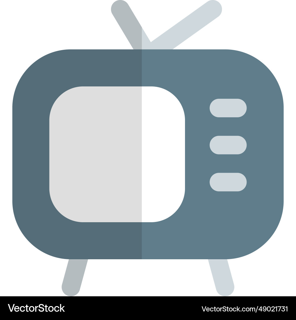 Traditional television device or a retro tv Vector Image
