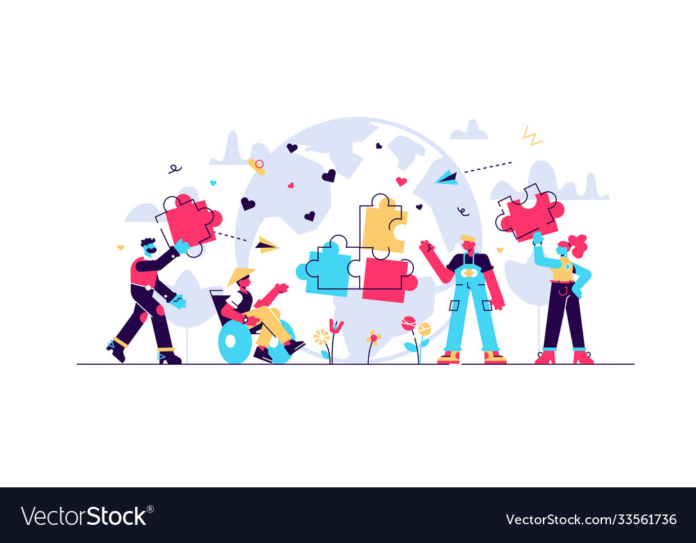 Diversity flat Royalty Free Vector Image - VectorStock Diversity flat Royalty Free Vector Image - VectorStock