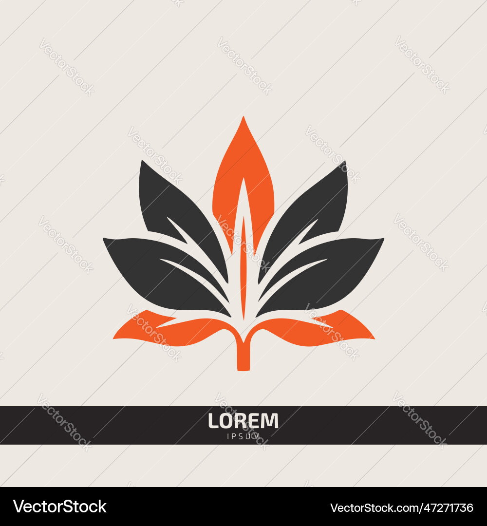 Flower logo floral template color Royalty Free Vector Image
