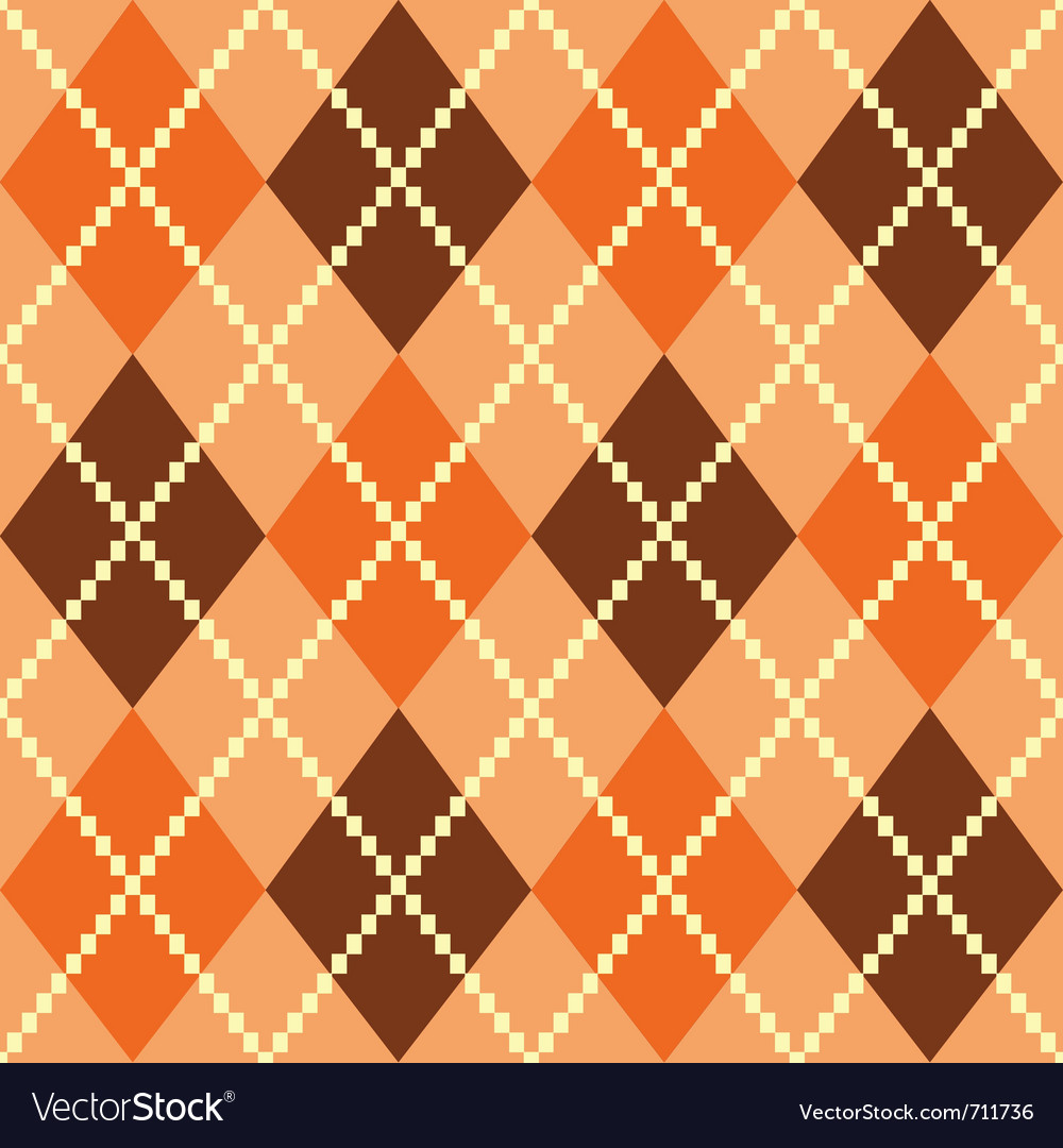 Retro argile pattern Royalty Free Vector Image