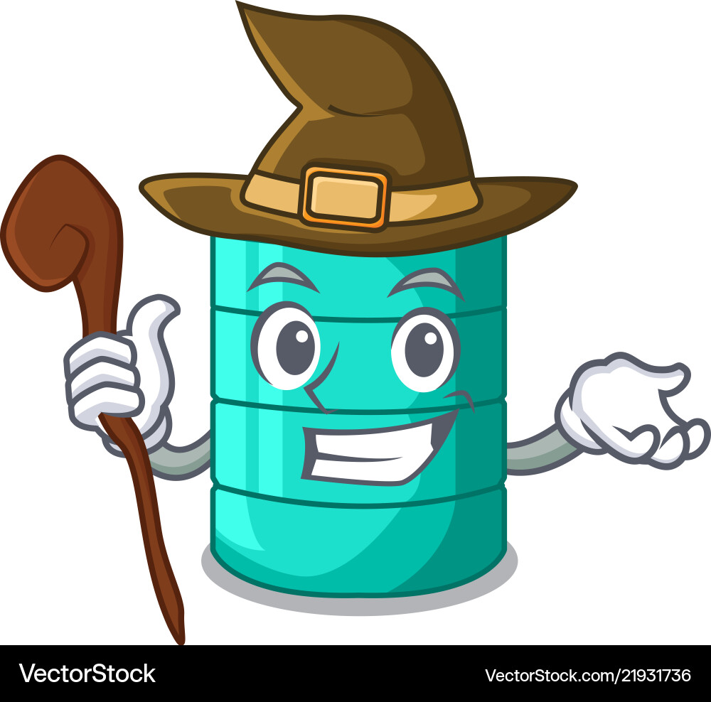 Witch cartoon water tank on the tower Royalty Free Vector