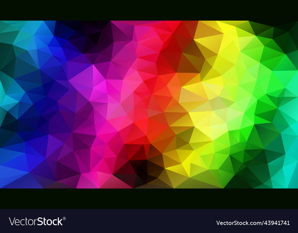 Abstract irregular polygon background - triangle Vector Image