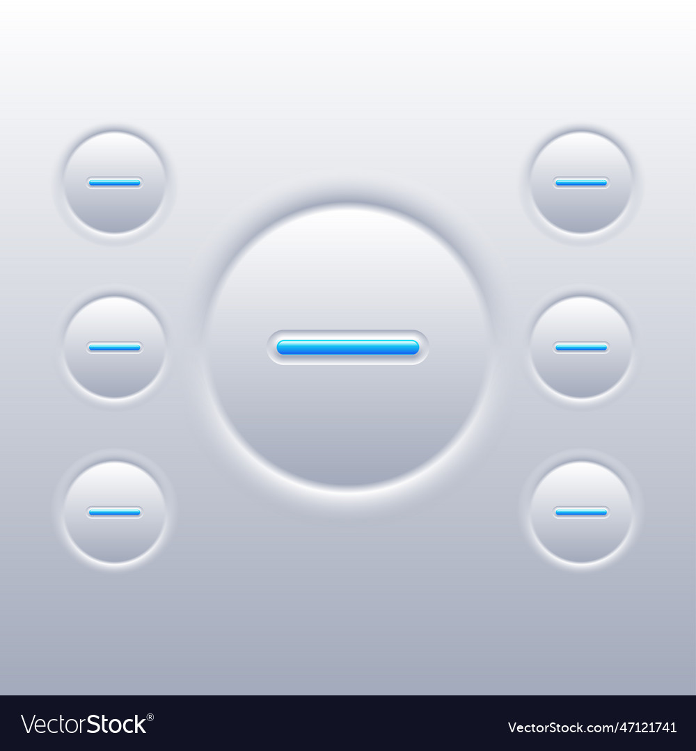 High tech switch button technology background Vector Image