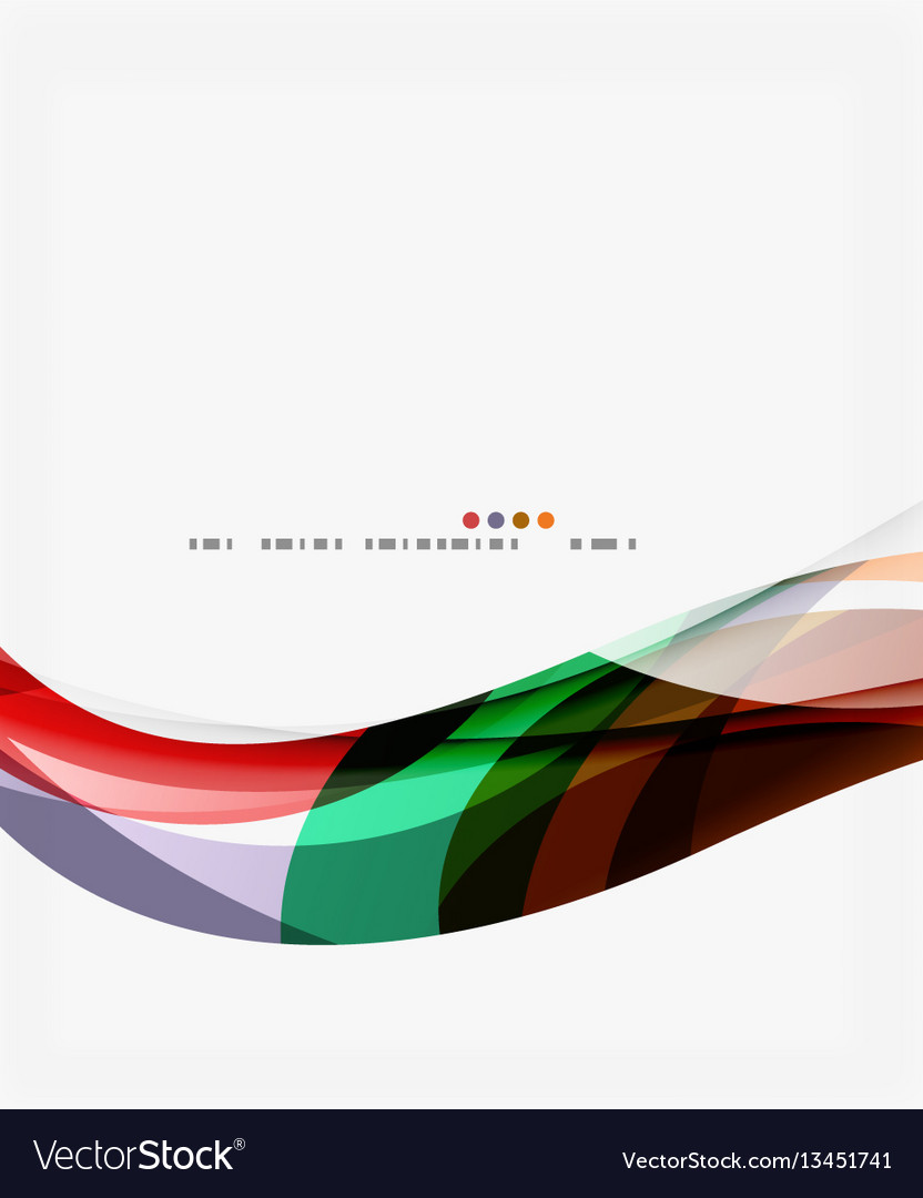 Modern creative curve background with copy space Vector Image