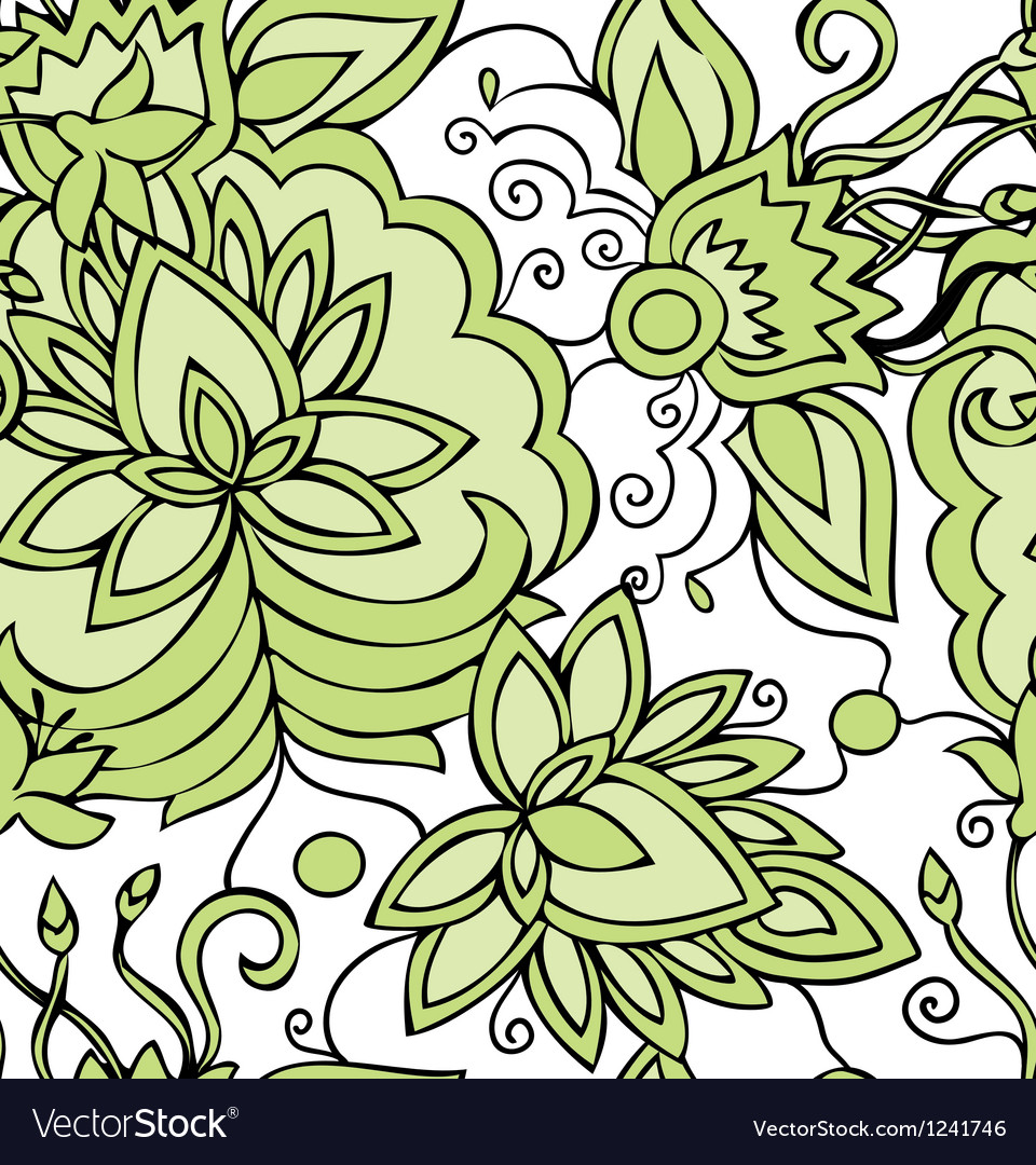 Lace pattern green Royalty Free Vector Image - VectorStock