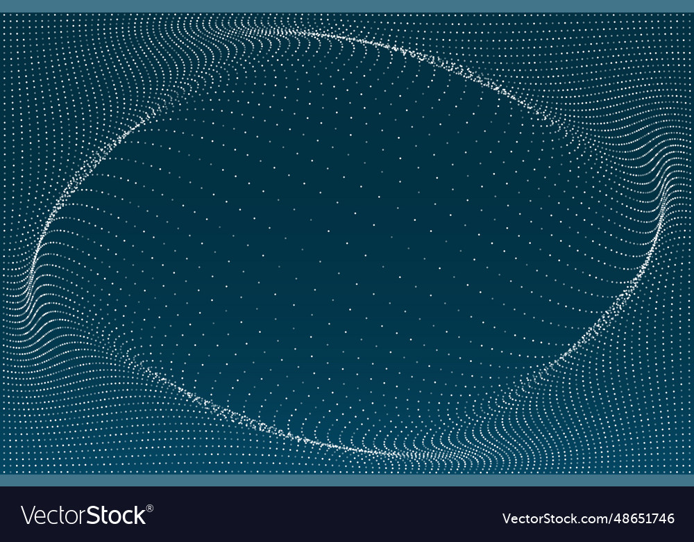 Particles liquid dynamic flow Royalty Free Vector Image