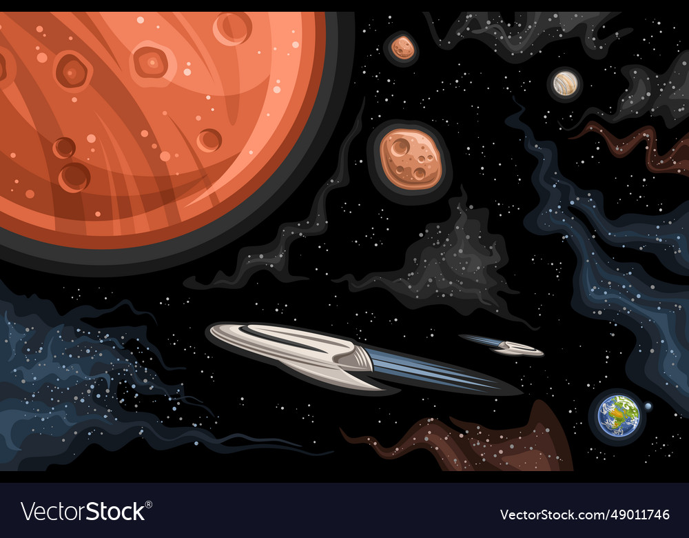 Space chart Royalty Free Vector Image - VectorStock