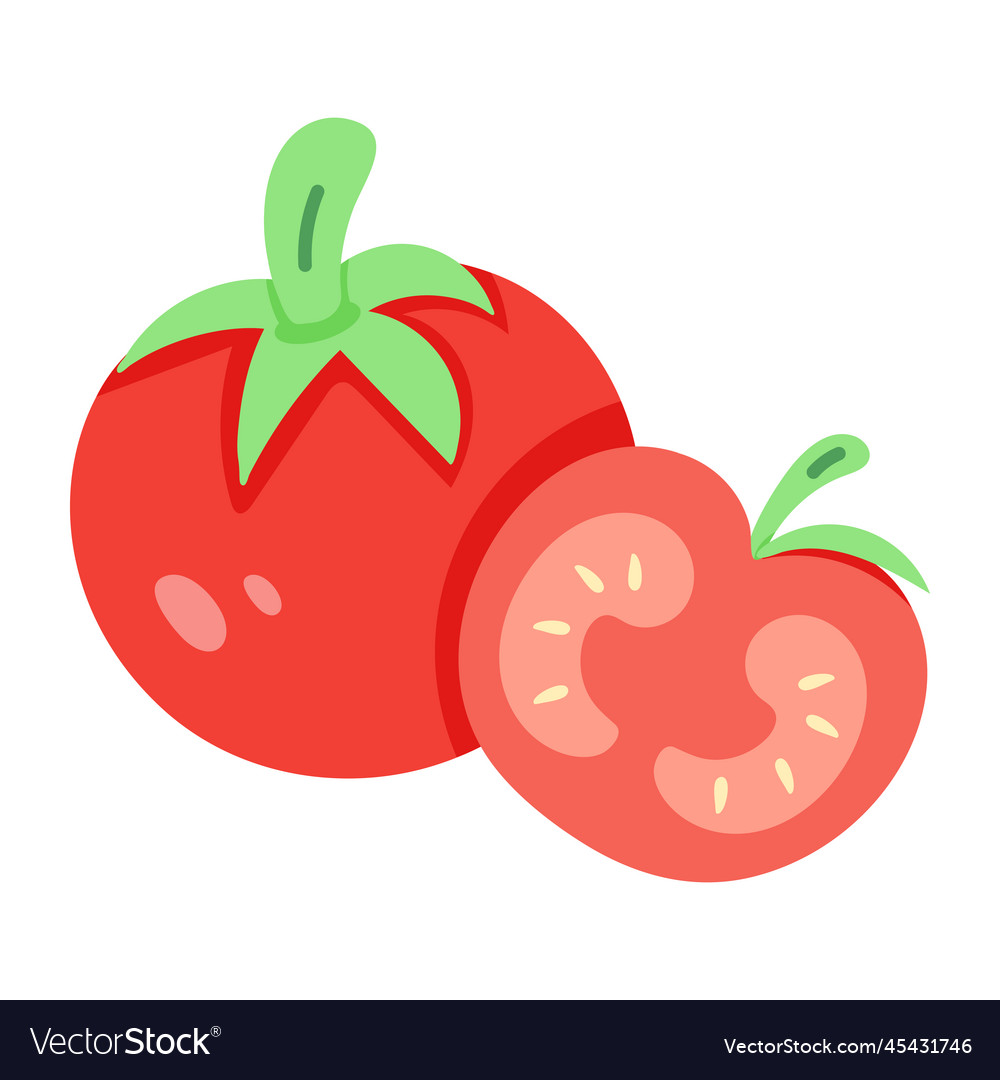 Tomato Royalty Free Vector Image - VectorStock