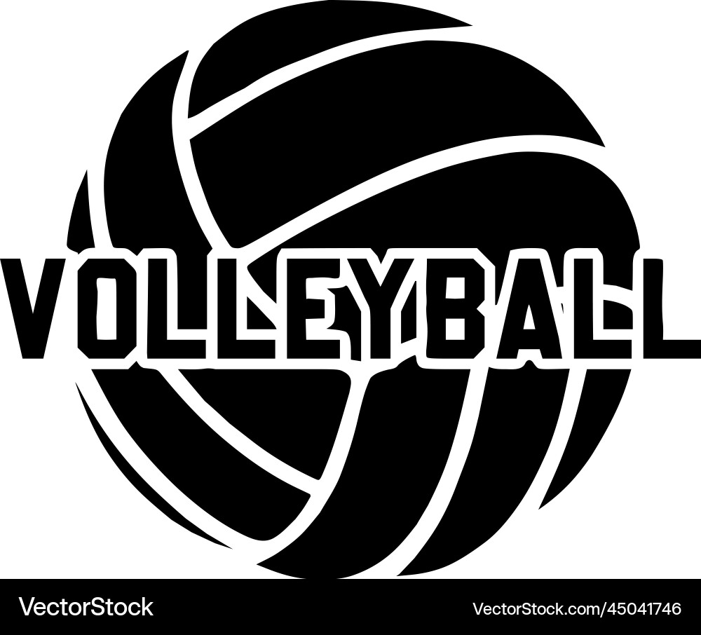 Volleyball icon sports activity play image Vector Image