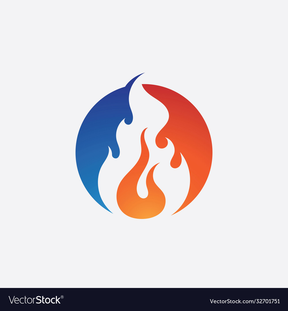 Fire flame design Royalty Free Vector Image - VectorStock