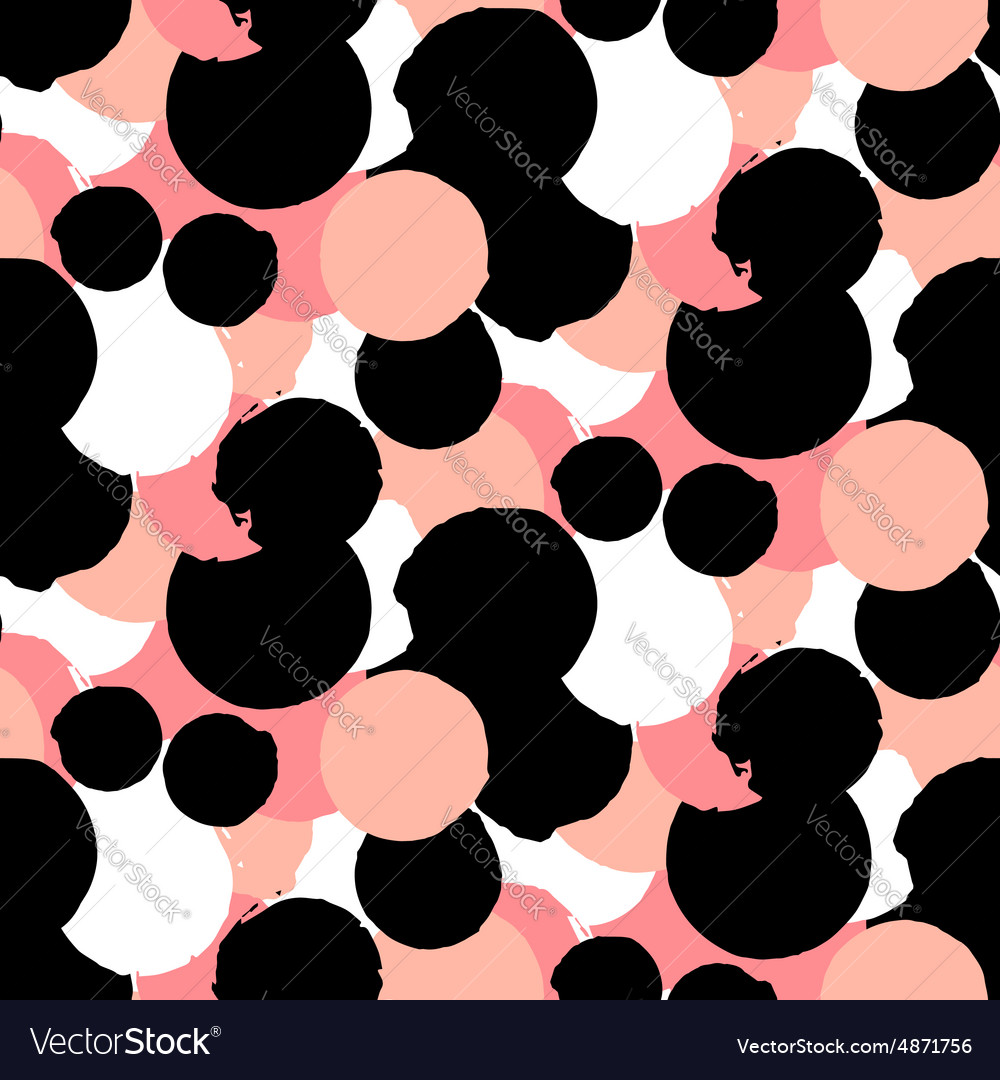 Bold polka dot Muster Lizenzfreies Vektorbild