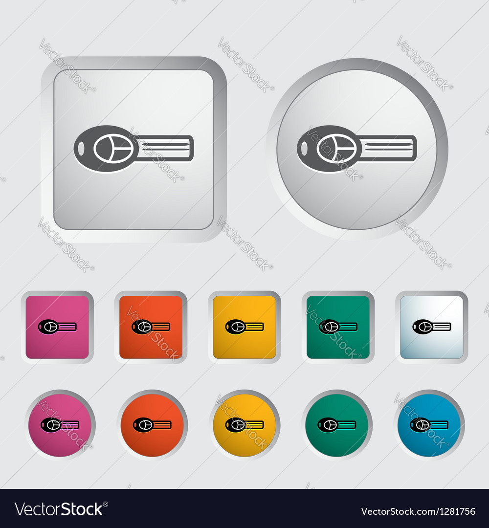 Ignition key Royalty Free Vector Image - VectorStock