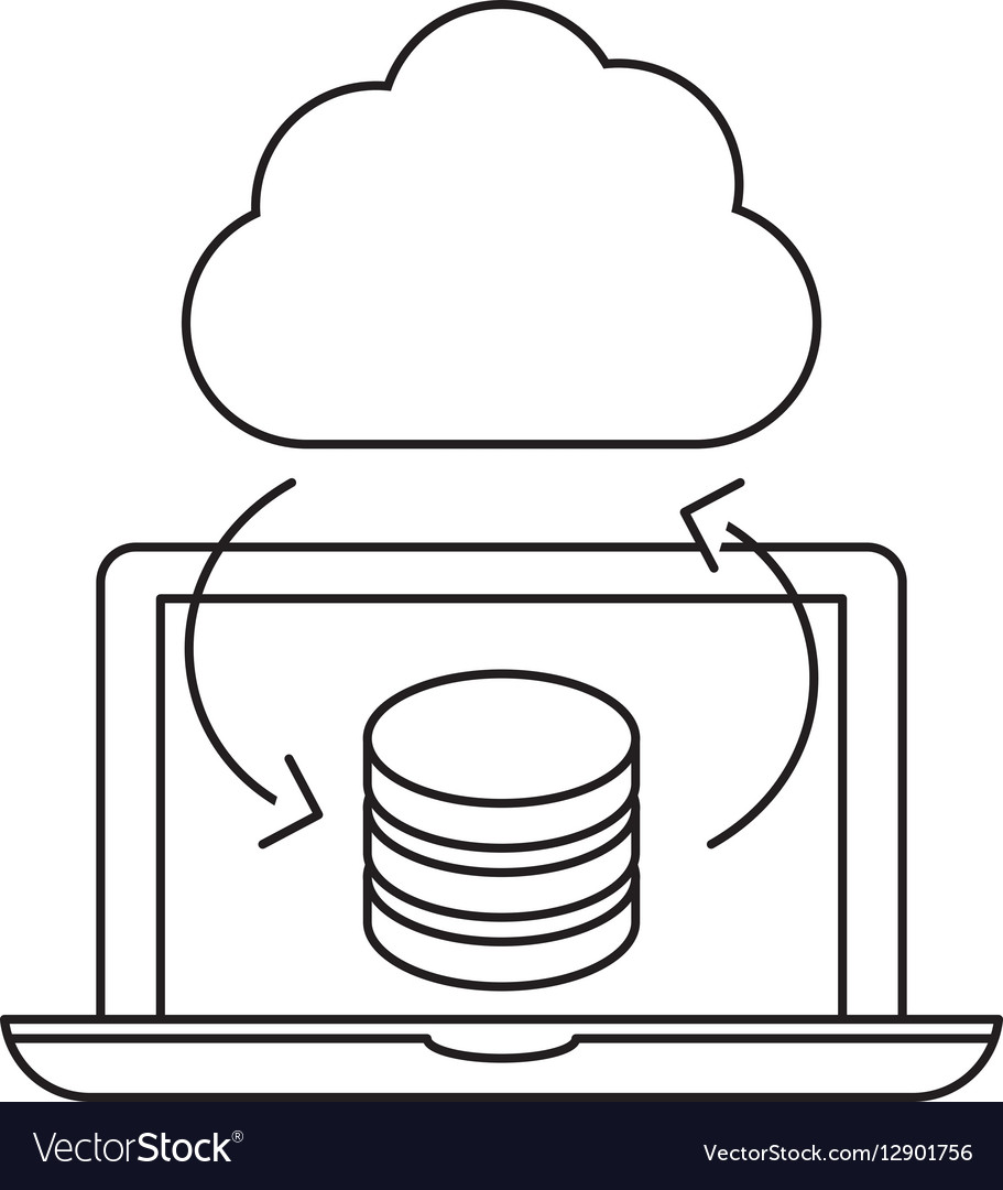 Optimization database icon image design Royalty Free Vector