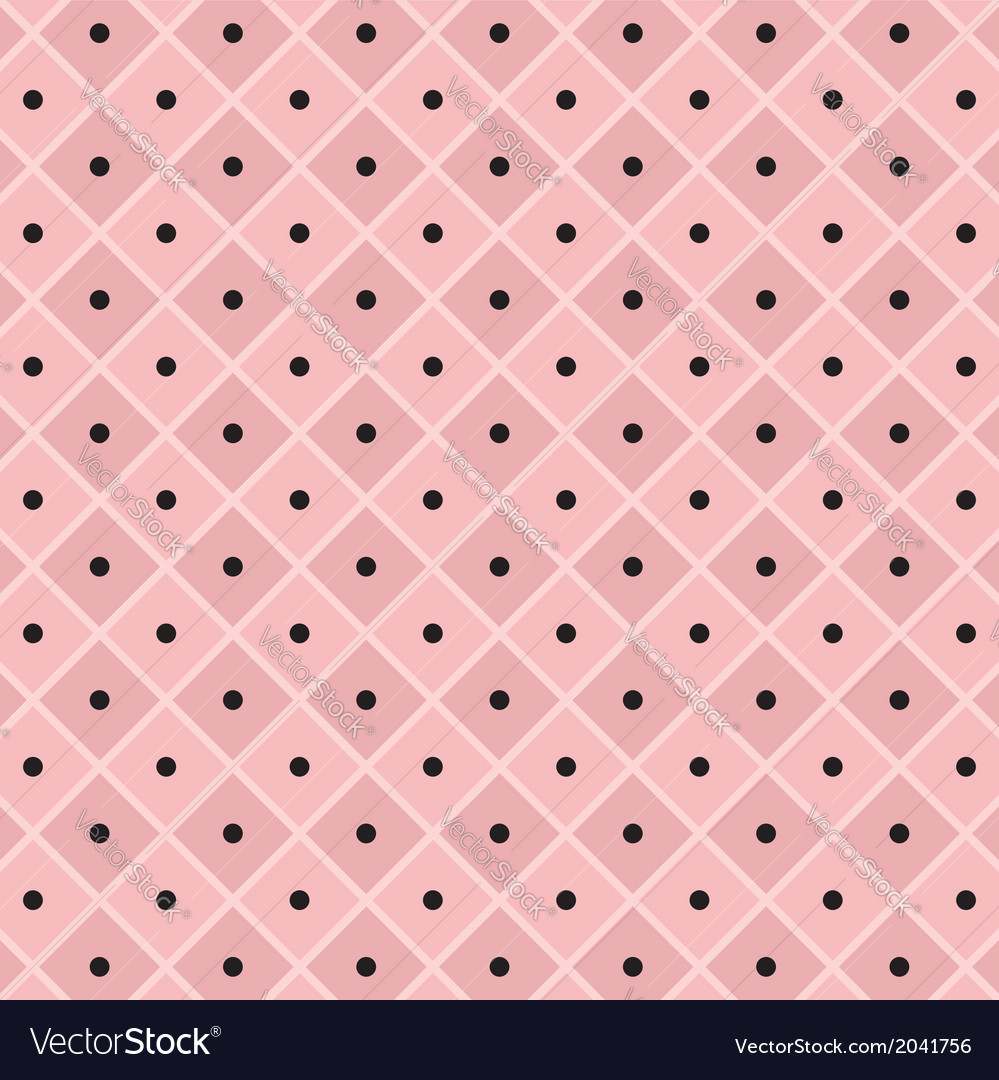 Polka dot checkered pattern Royalty Free Vector Image