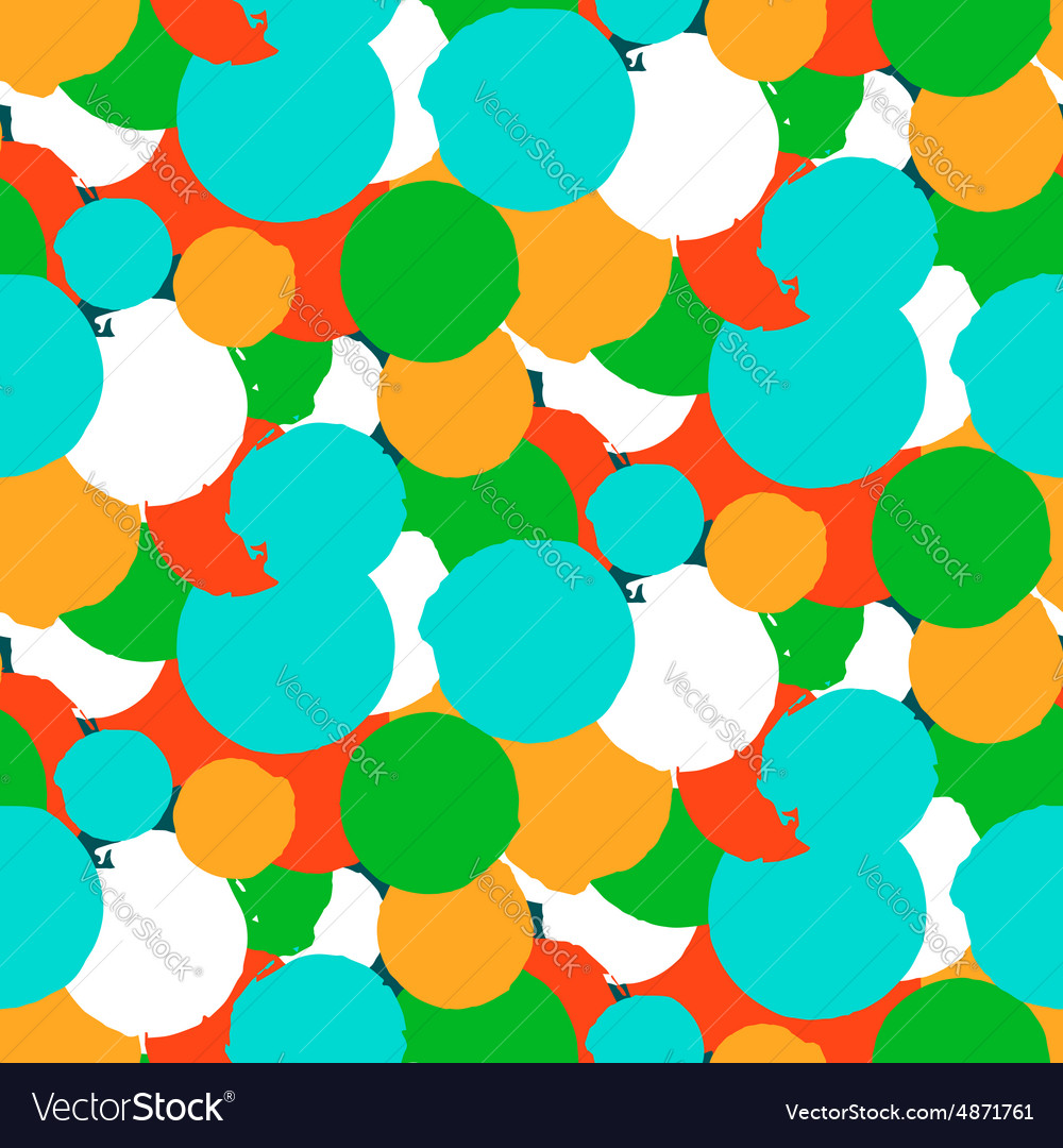 Bold polka dot pattern Royalty Free Vector Image