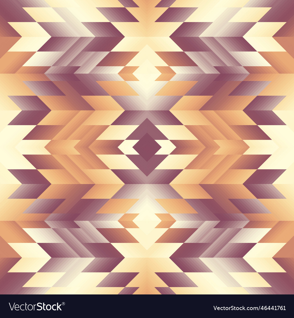 Geometric Abstract Triangles Pattern Seamless Vector Image