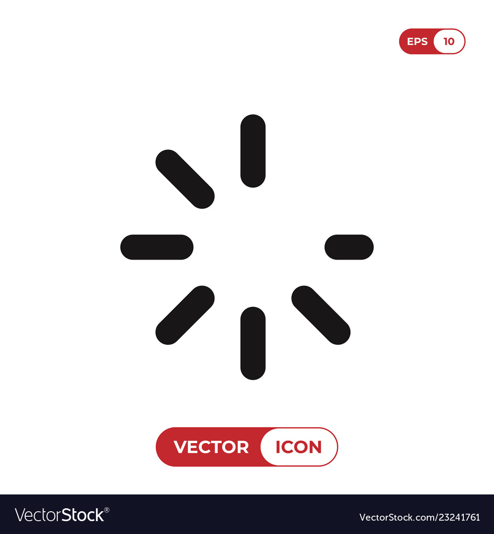 Loading icon Royalty Free Vector Image - VectorStock