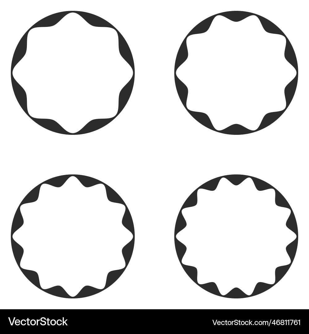 Template vintage sticker label frame tag antique Vector Image