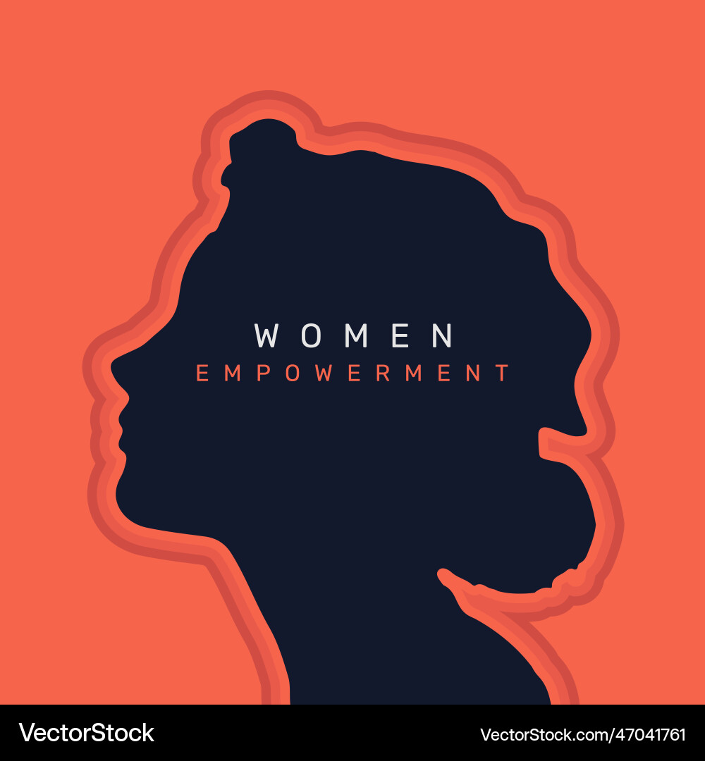 Women empowerment day campaign celebration Vector Image
