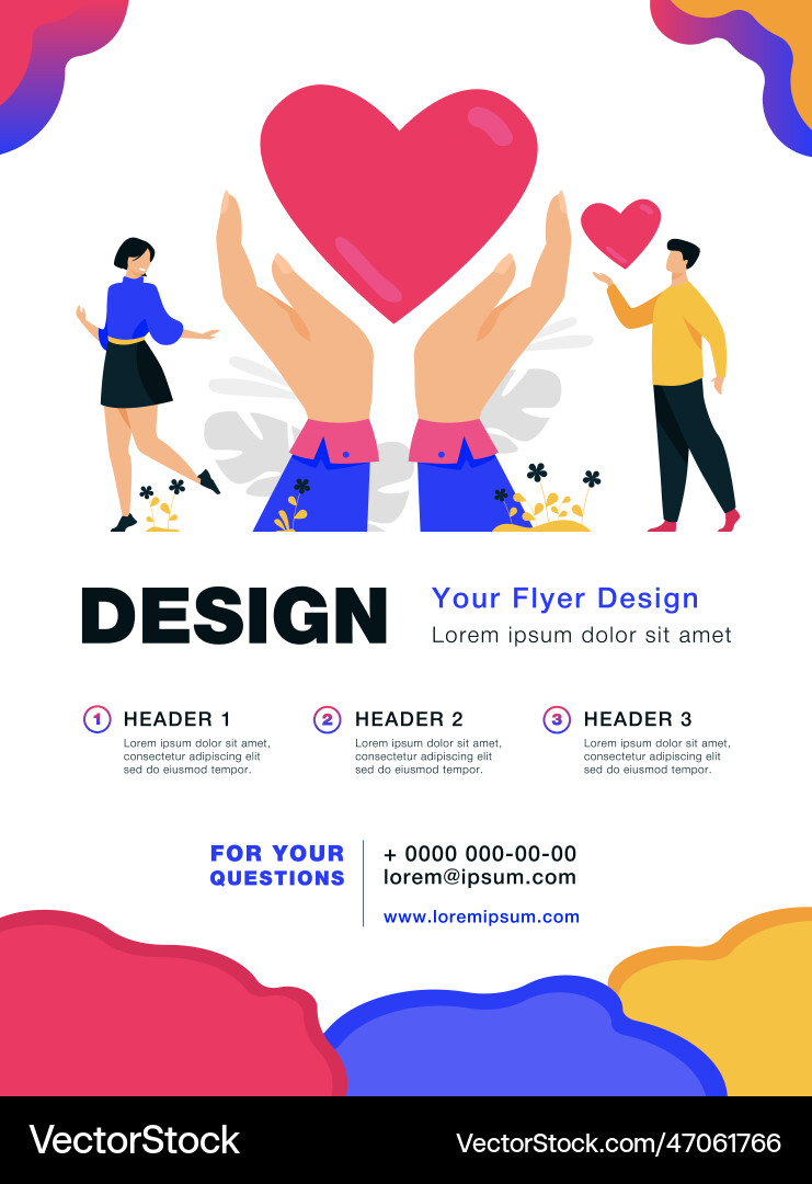 Charity and donation concept Royalty Free Vector Image