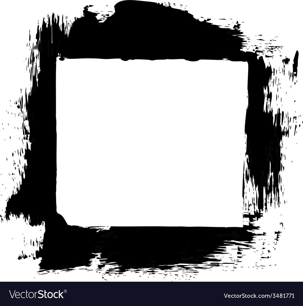 Black frame Royalty Free Vector Image - VectorStock