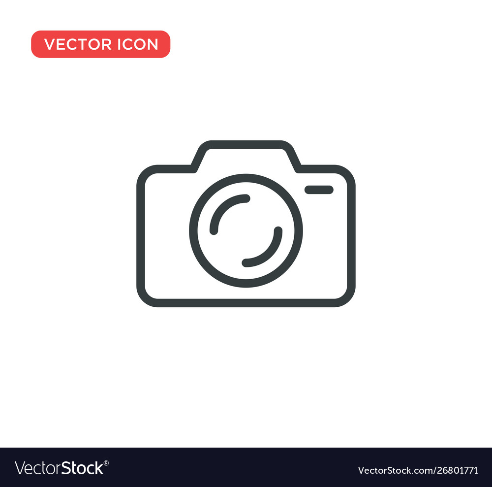 Camera icon design Royalty Free Vector Image - VectorStock