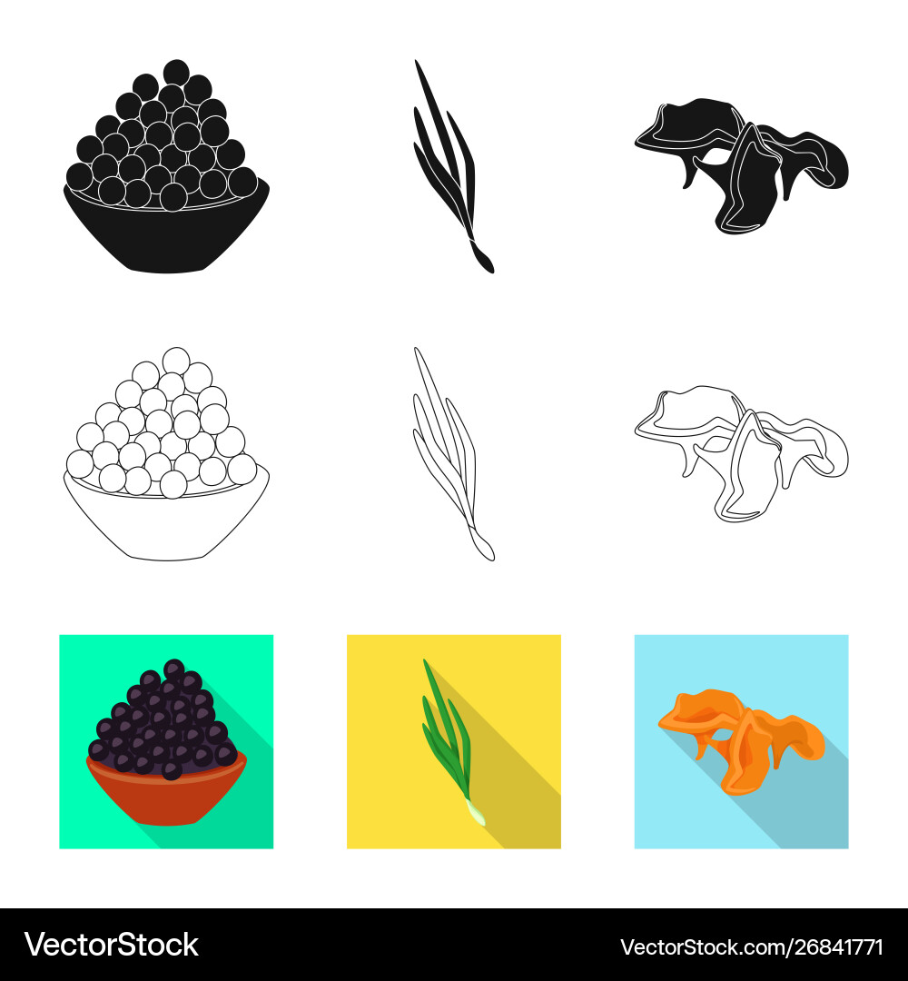 Design taste and product logo Royalty Free Vector Image