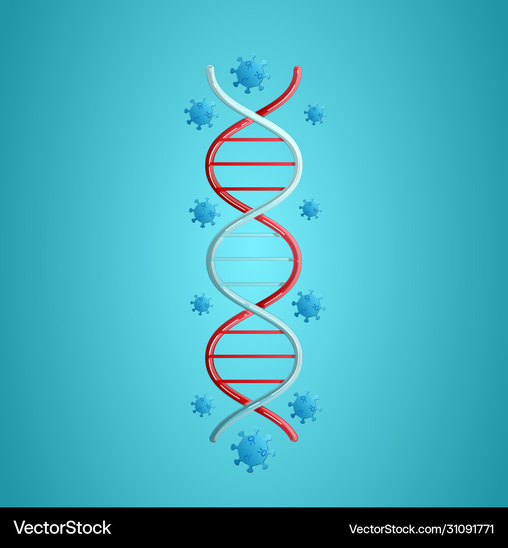 Laboratory medical scientific dna Royalty Free Vector Image