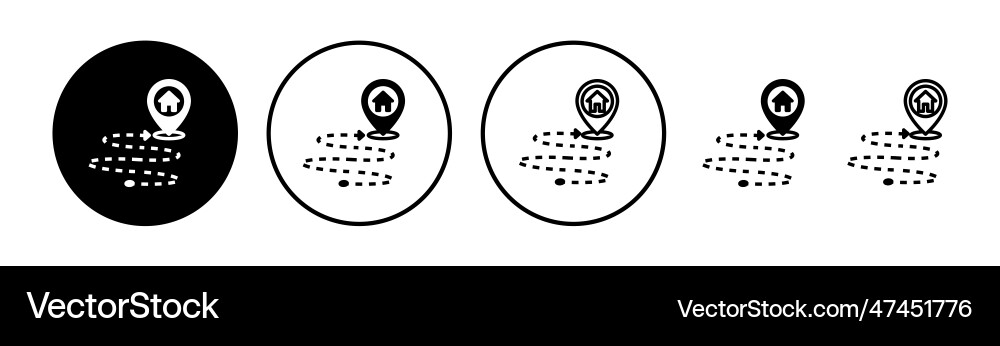 Address icon location icon symbol pin Royalty Free Vector