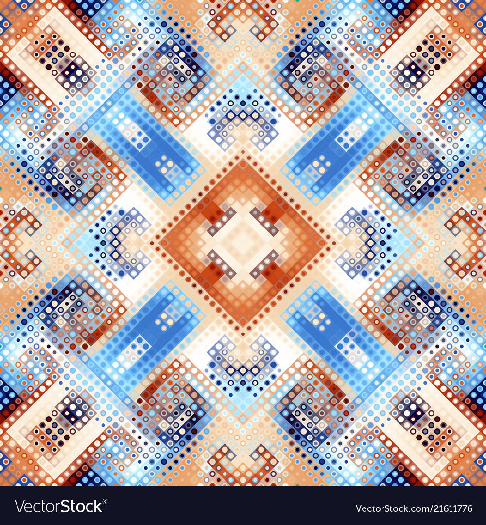 Geometric abstract pattern Royalty Free Vector Image