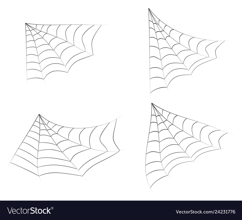 Halloween spiderweb symbol icon design Royalty Free Vector