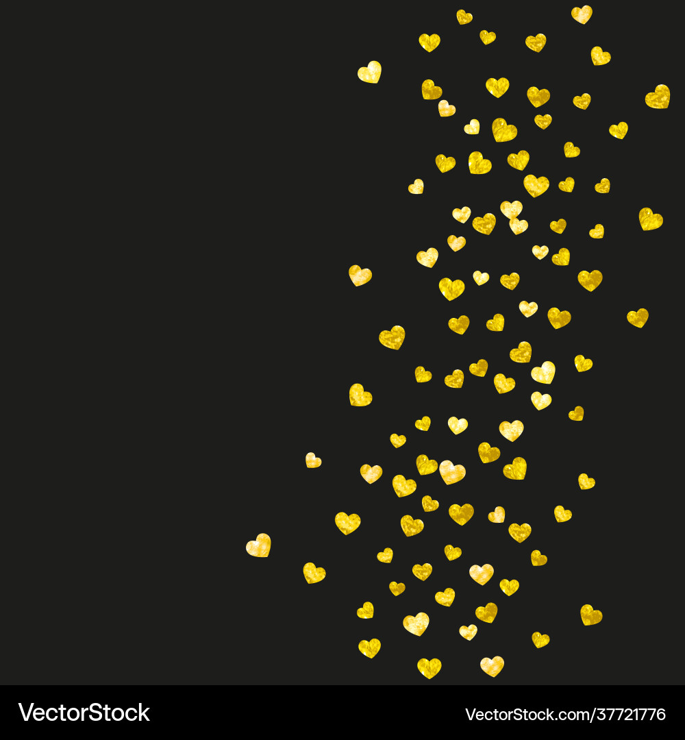 Love confetti december magazine decorative Vector Image