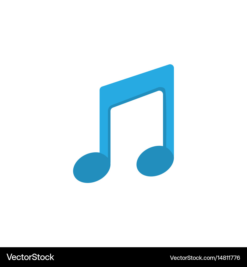 Musical flat icon symbol premium quality isolated Vector Image