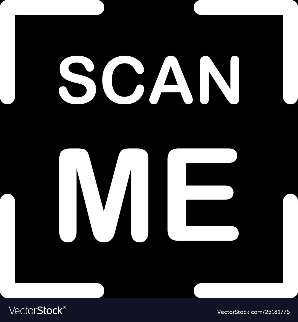 On black qr code Royalty Free Vector Image - VectorStock