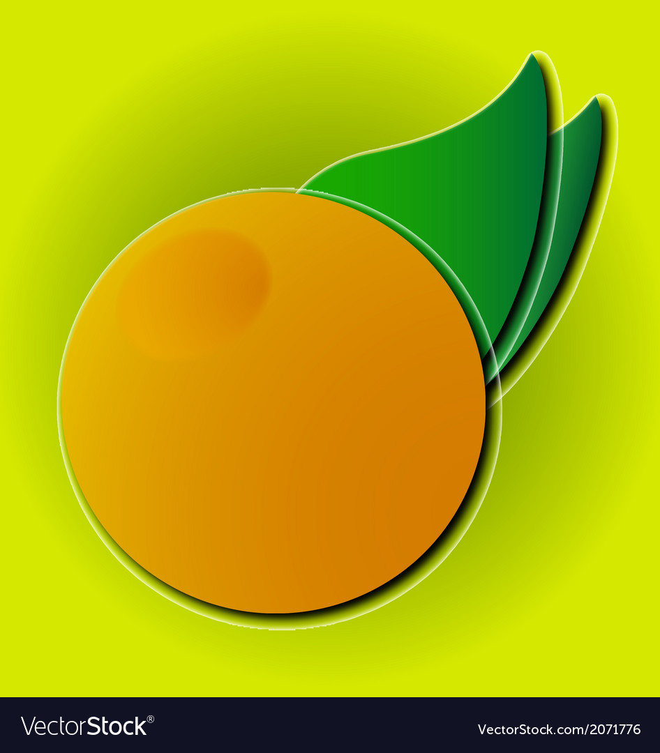 Orange Royalty Free Vector Image - VectorStock