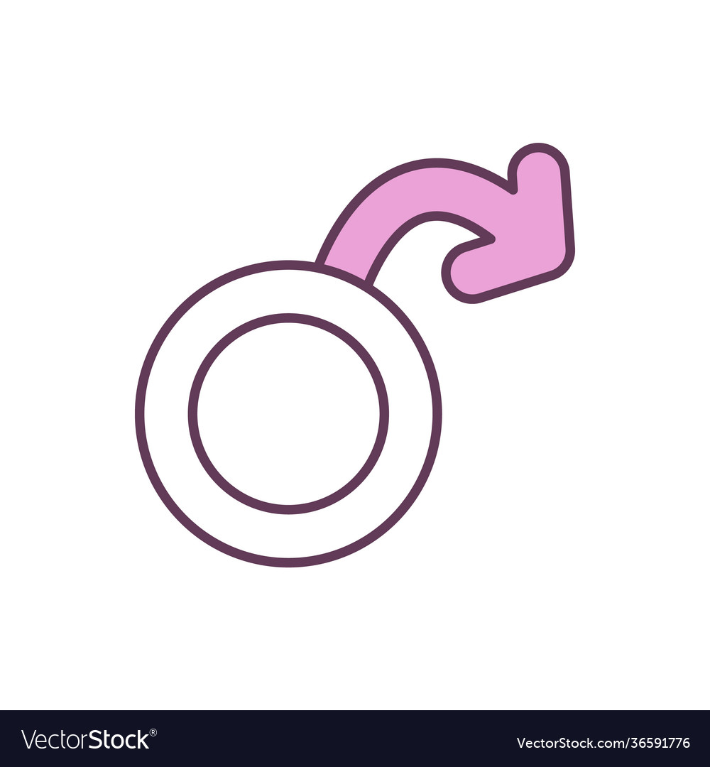 Sexual Dysfunction Rgb Color Icon Royalty Free Vector Image