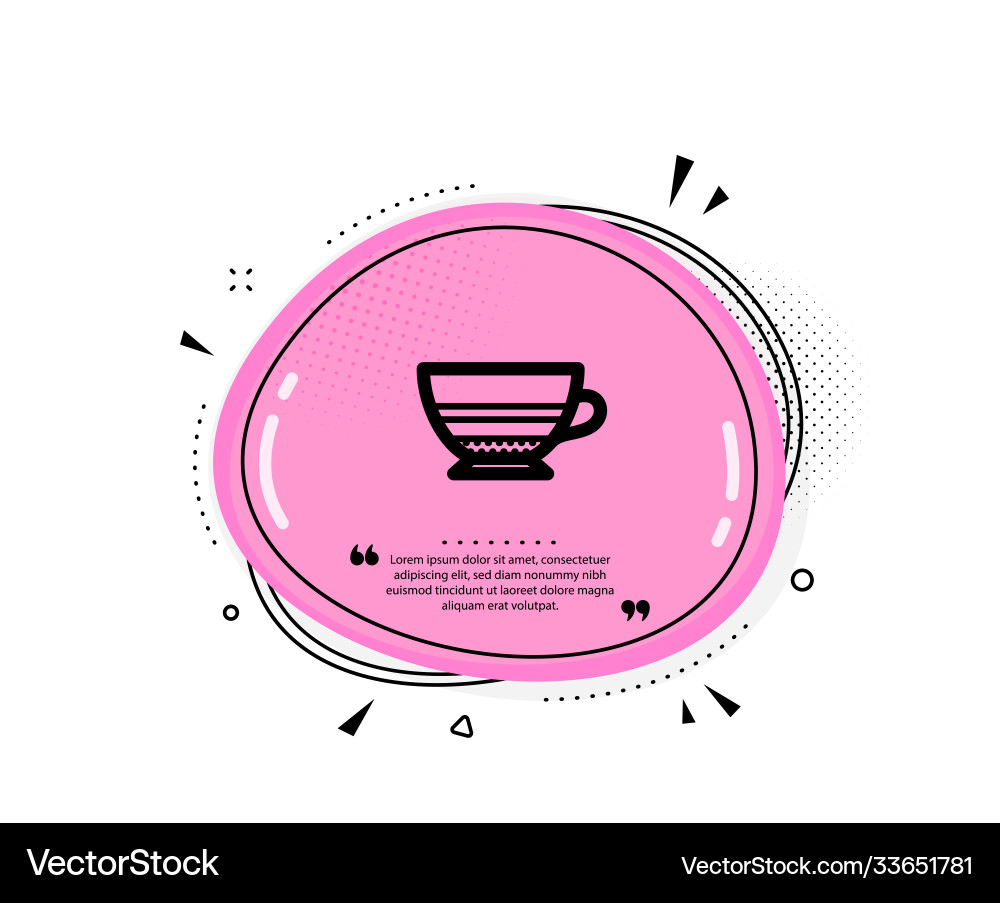 Mocha coffee icon hot drink sign Royalty Free Vector Image