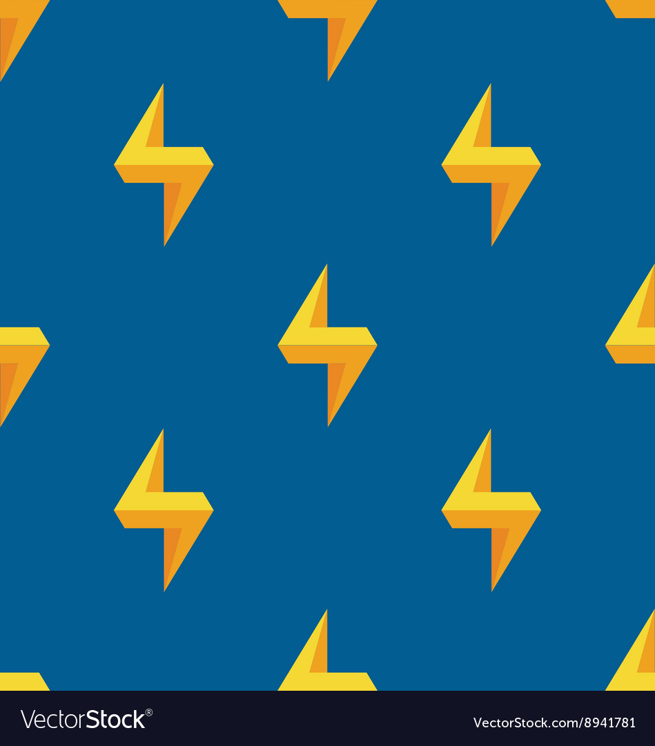 Super Thunder Pattern Royalty Free Vector Image