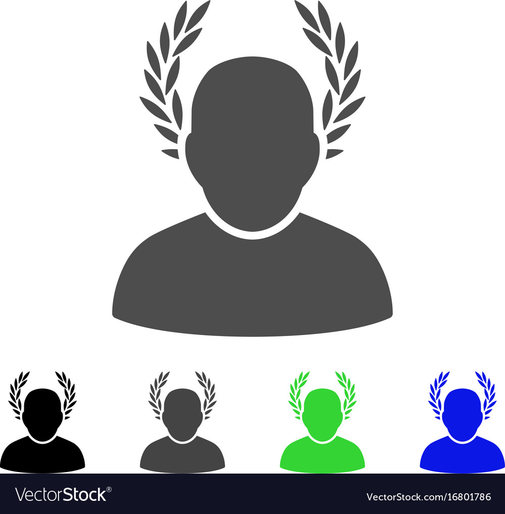 Caesar flat icon Royalty Free Vector Image - VectorStock