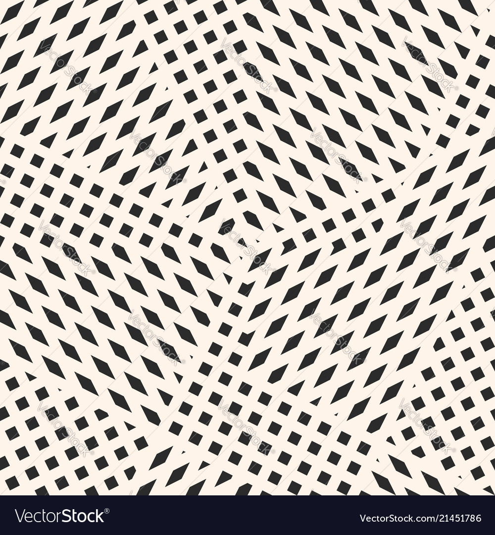 Geometric seamless pattern with tiny black shapes Vector Image